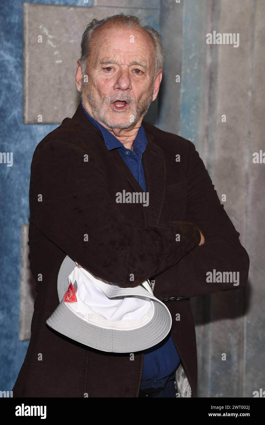 New York, USA. 14th Mar, 2024. Bill Murray attends the premiere of ...