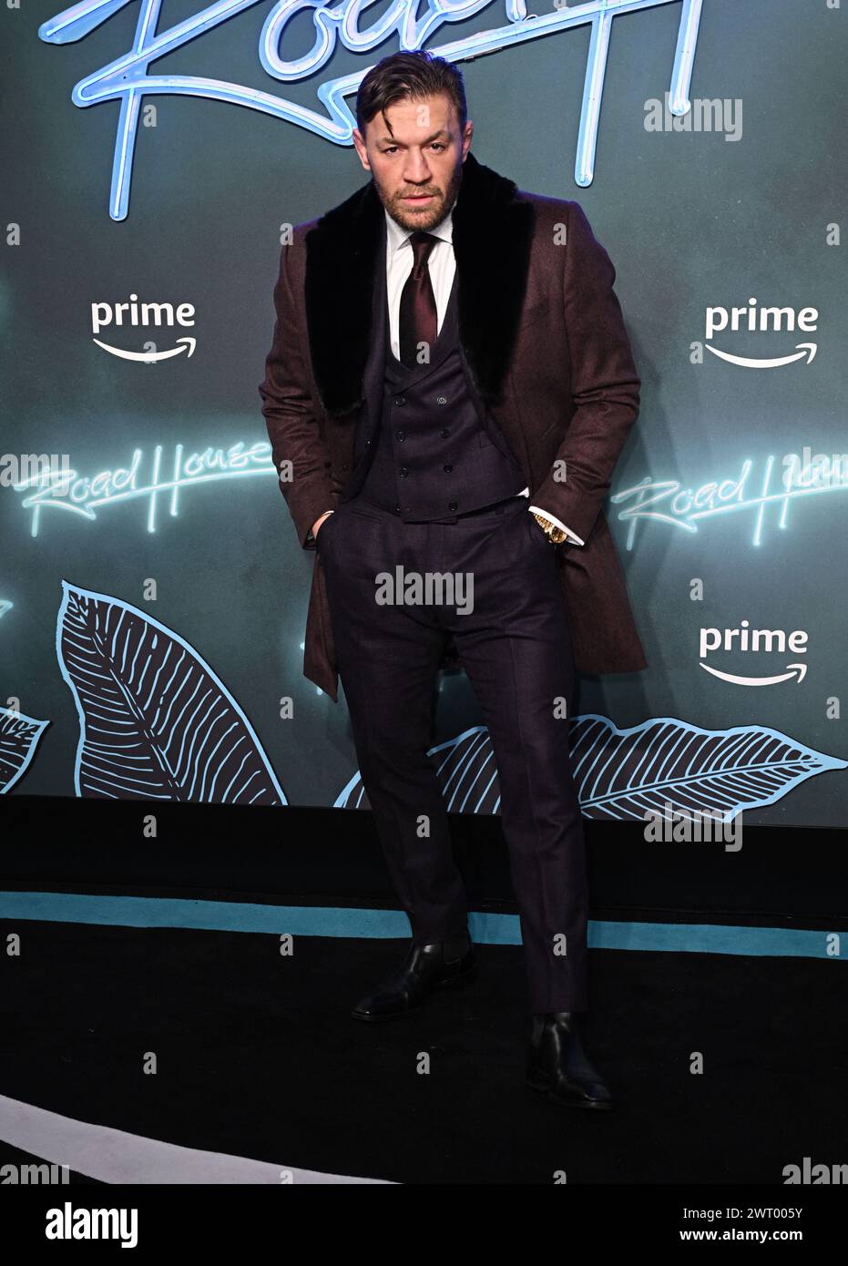 London, UK. 14th Mar, 2024. Conor McGregor at the Road House UK Special ...