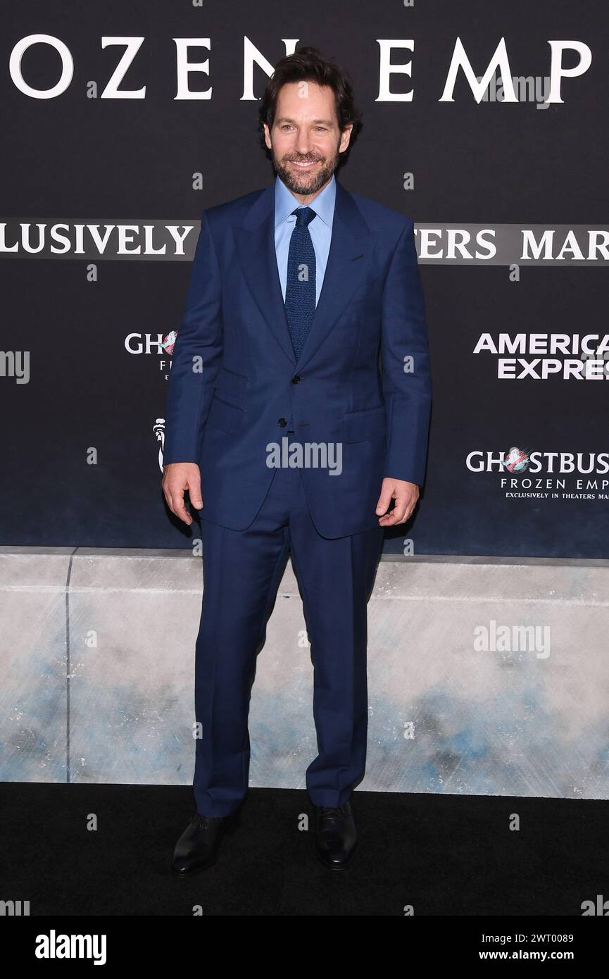 New York, USA. 14th Mar, 2024. Paul Rudd attends the premiere of ...