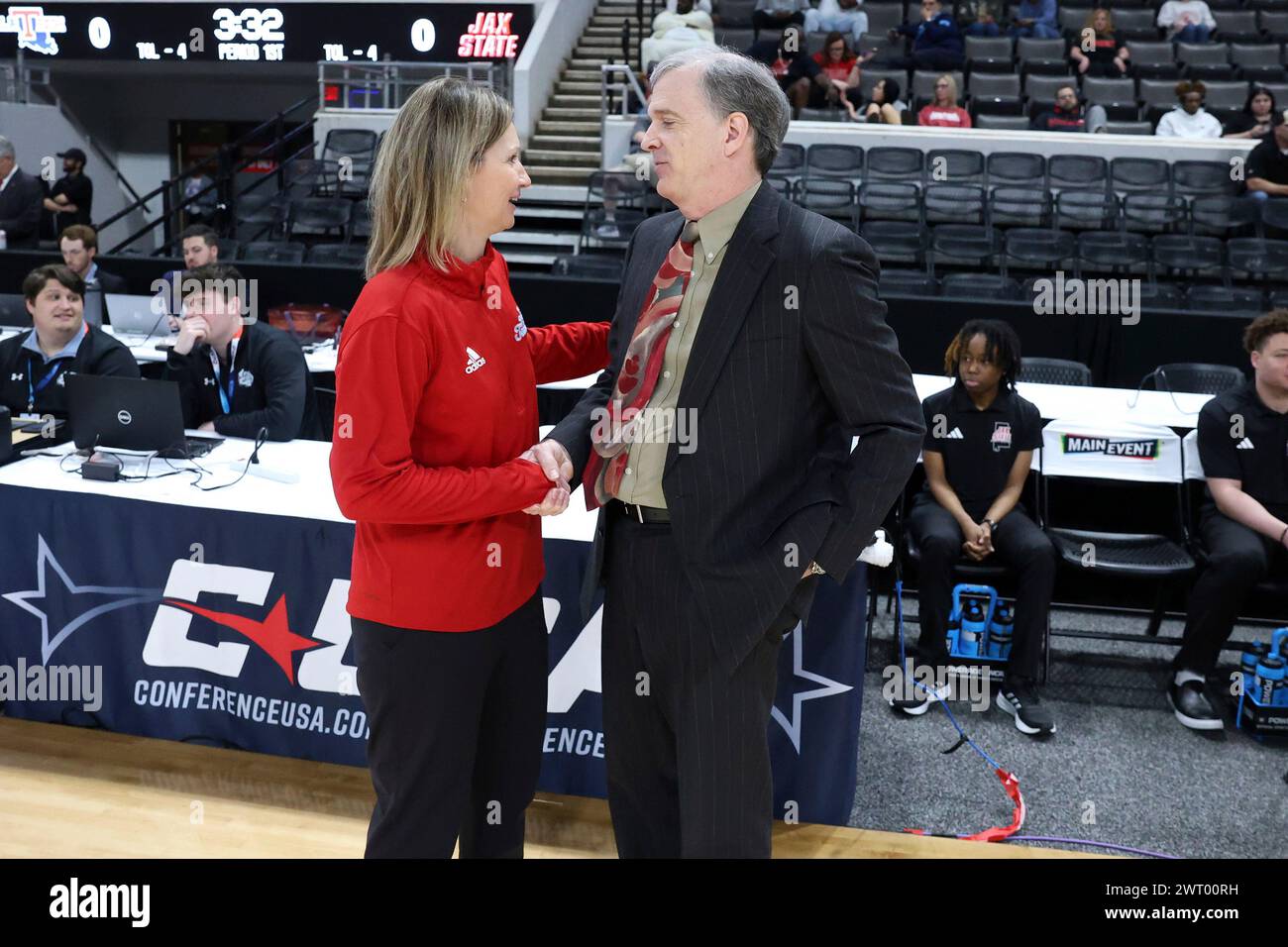 HUNTSVILLE, AL - MARCH 14: Louisiana Tech Lady Techsters head coach ...