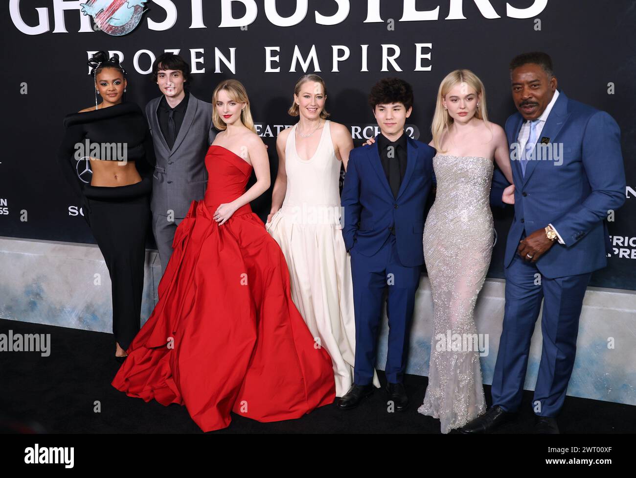 New York City, United States. 14th Mar, 2024. Celeste O'Connor, Finn ...