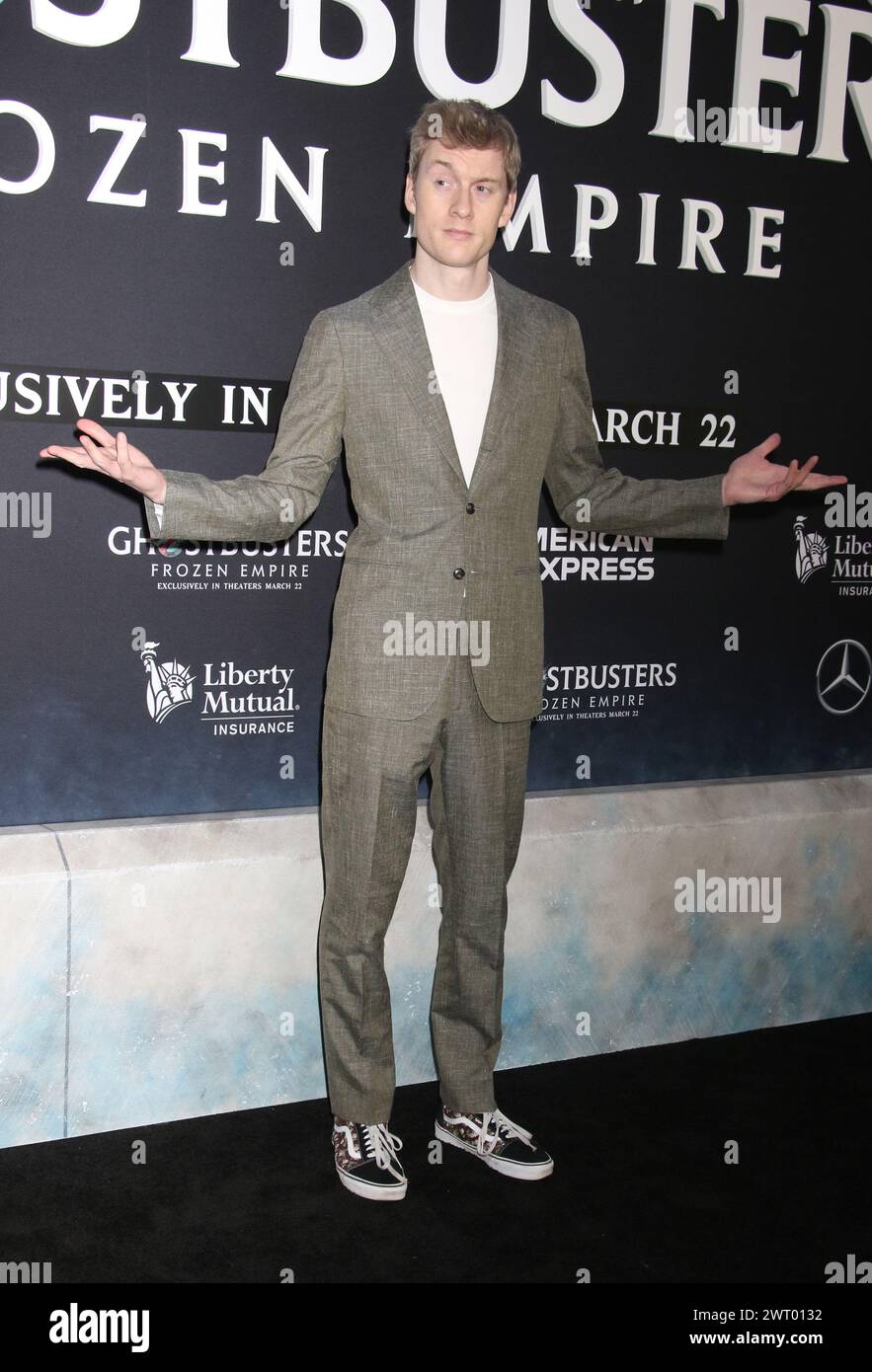 New York, NY, USA. 14th Mar, 2024. James Acaster at the premiere of ...