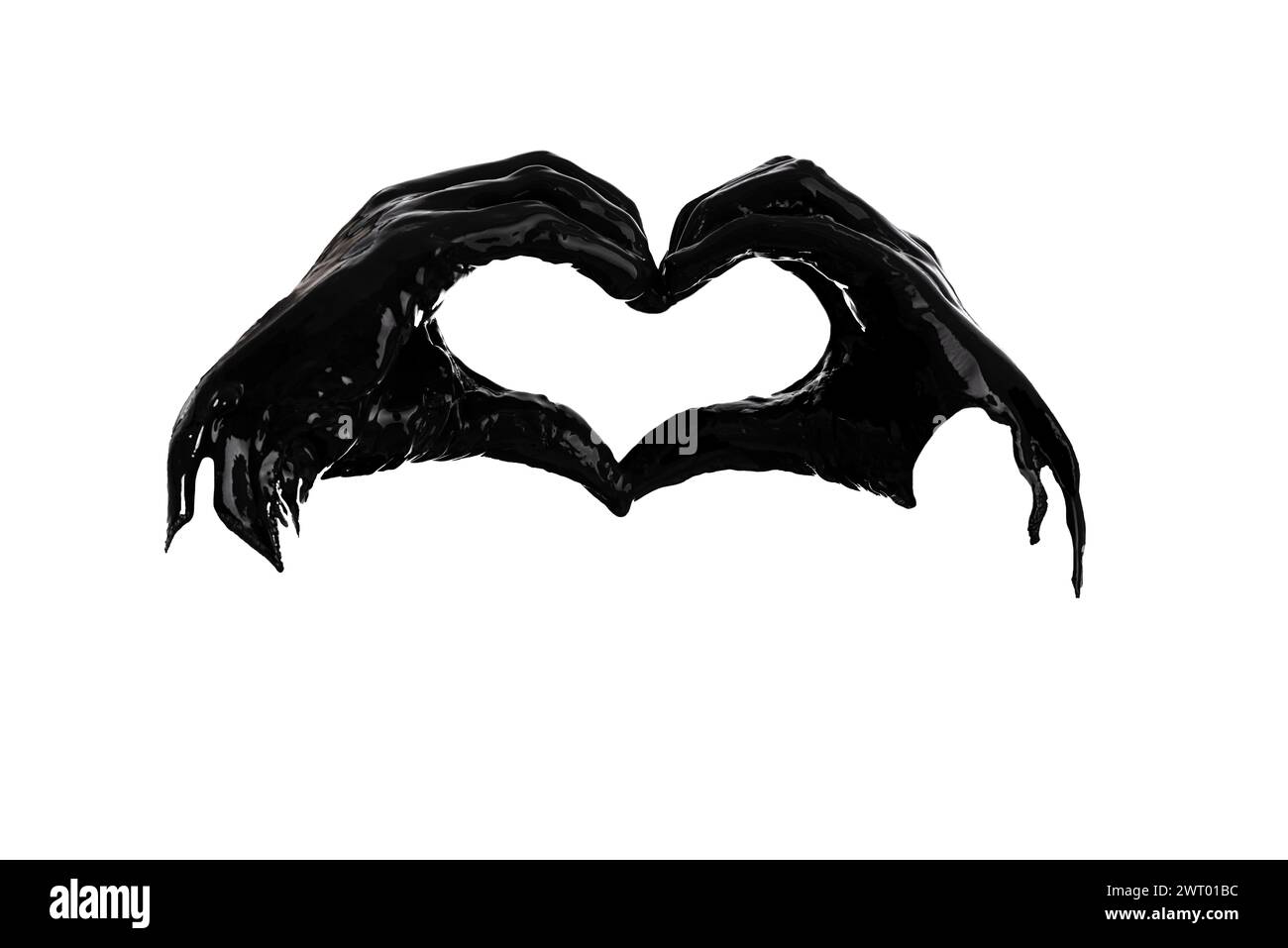 Hand, love or art as heart, shape or abstract as symbol in creative ...