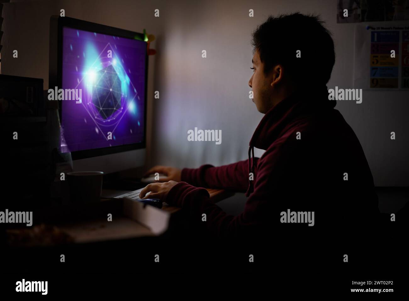 Gamer geek graphic hi-res stock photography and images - Alamy