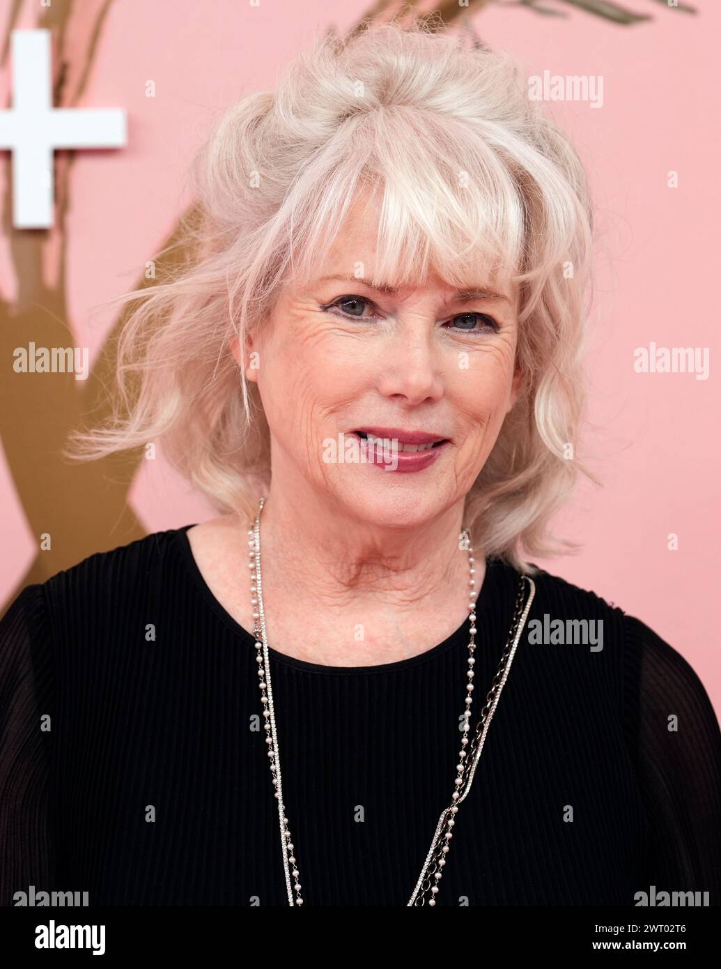 Julia Duffy poses at the premiere of the Apple TV+ series "Palm Royale ...