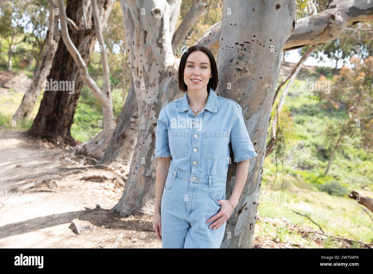 Eve Lewis Prieto of Headspace in Los Angeles on April 6 2023 Stock ...