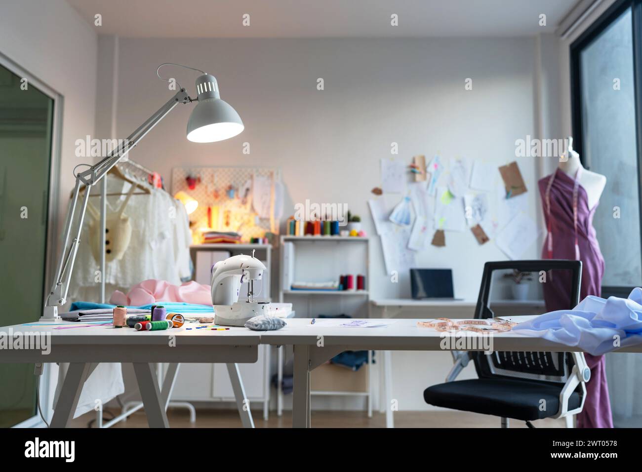 Fashion Design Studio, Tailors office, Design Room in the Office ...