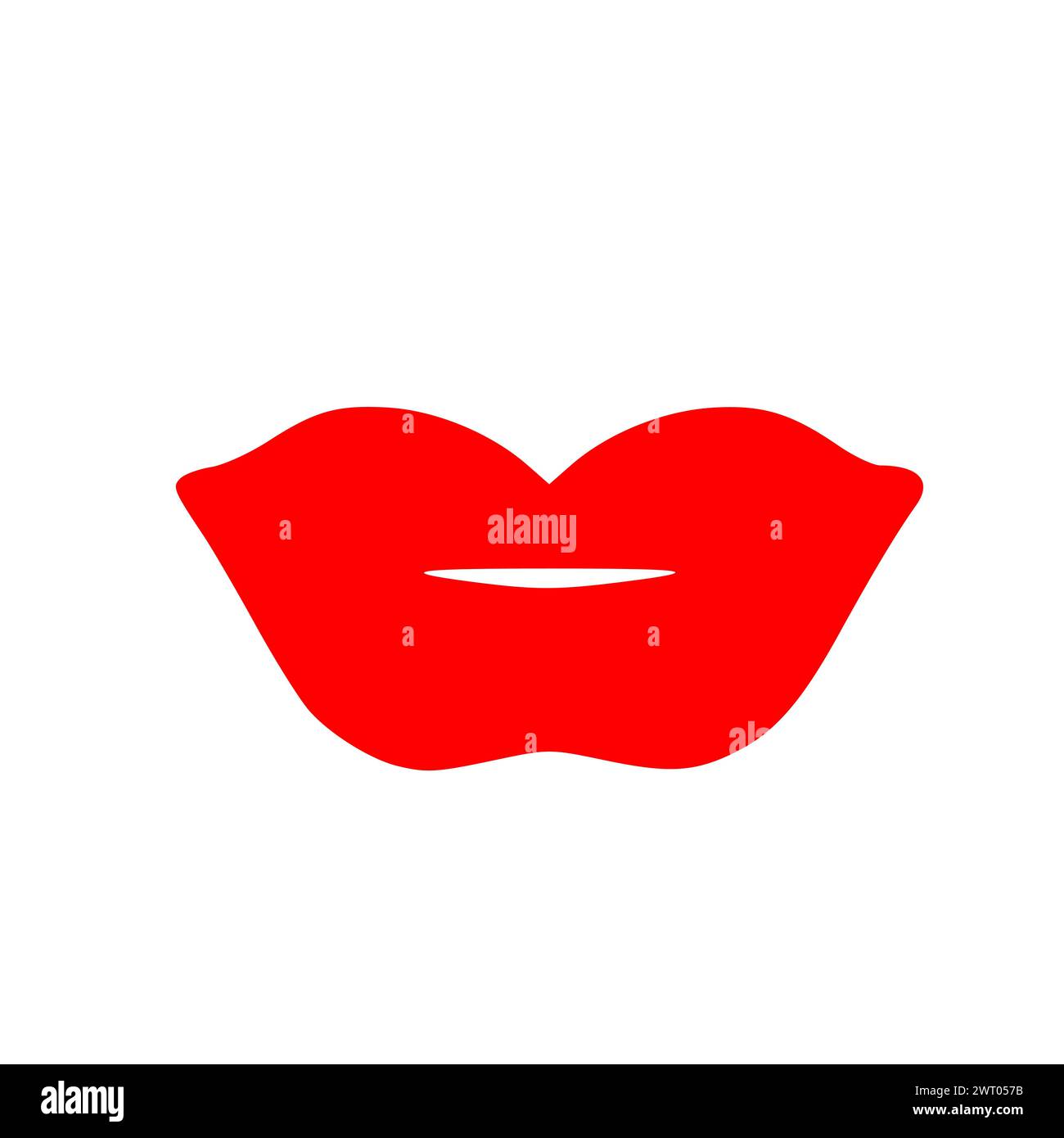 Lip logo element Cut Out Stock Images & Pictures - Alamy