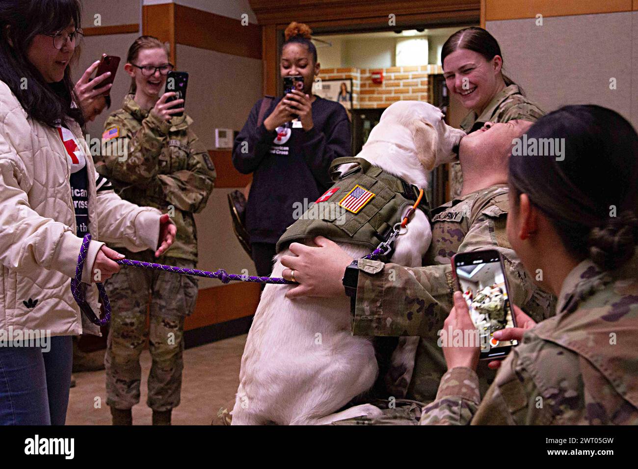 South Korea. 5th Mar, 2024. The American Red Cross' Animal Visitation ...
