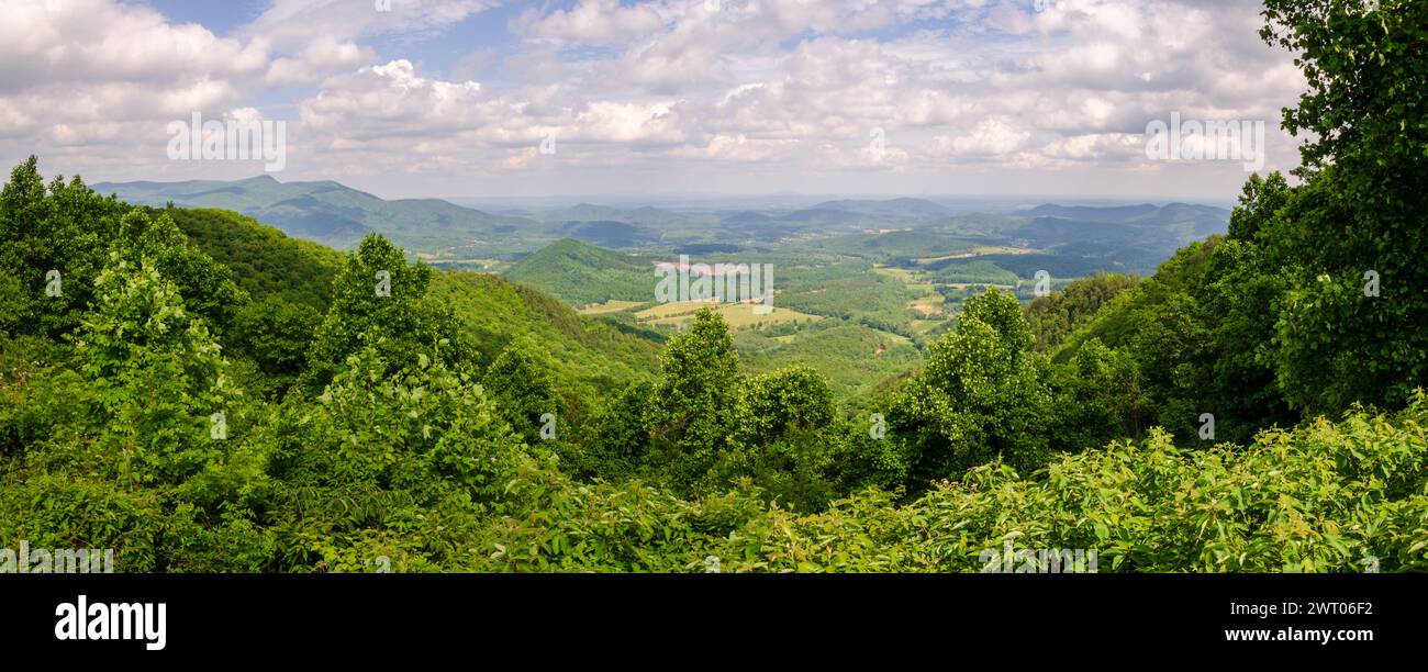 Summer Time Overlook at The Blue Ridge Parkway, National Parkway and ...