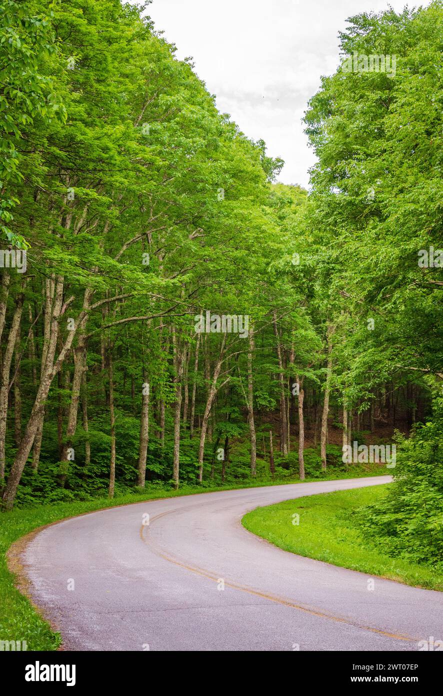 The Blue Ridge Parkway, National Parkway and All-American Road, USA ...