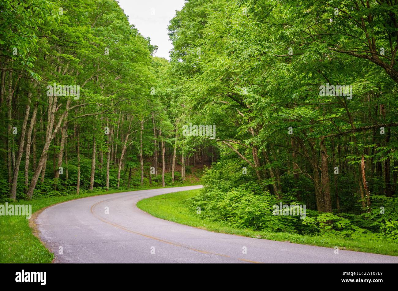 The Blue Ridge Parkway, National Parkway and All-American Road, USA ...