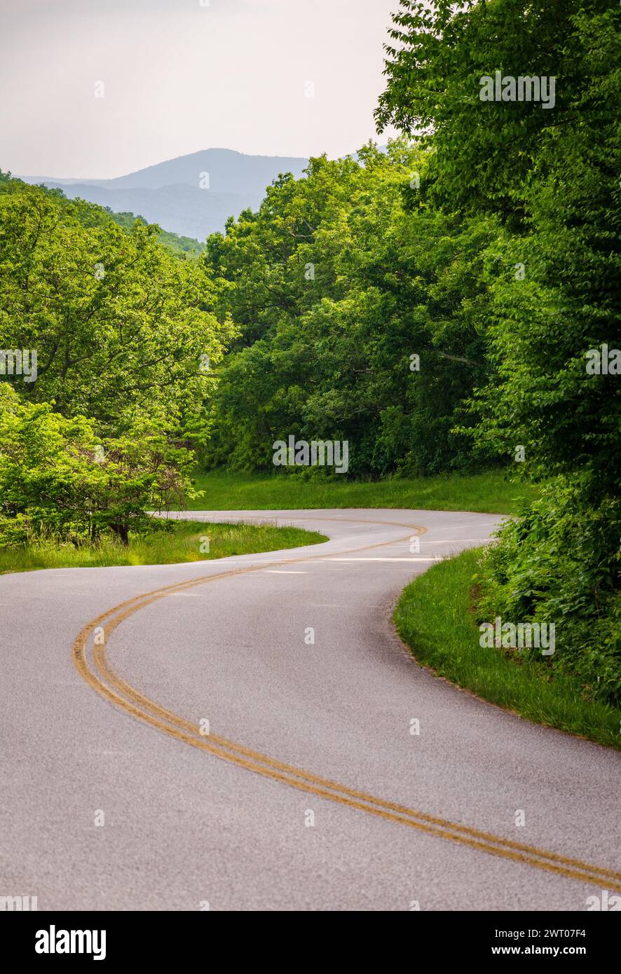 The Blue Ridge Parkway, National Parkway and All-American Road, USA ...
