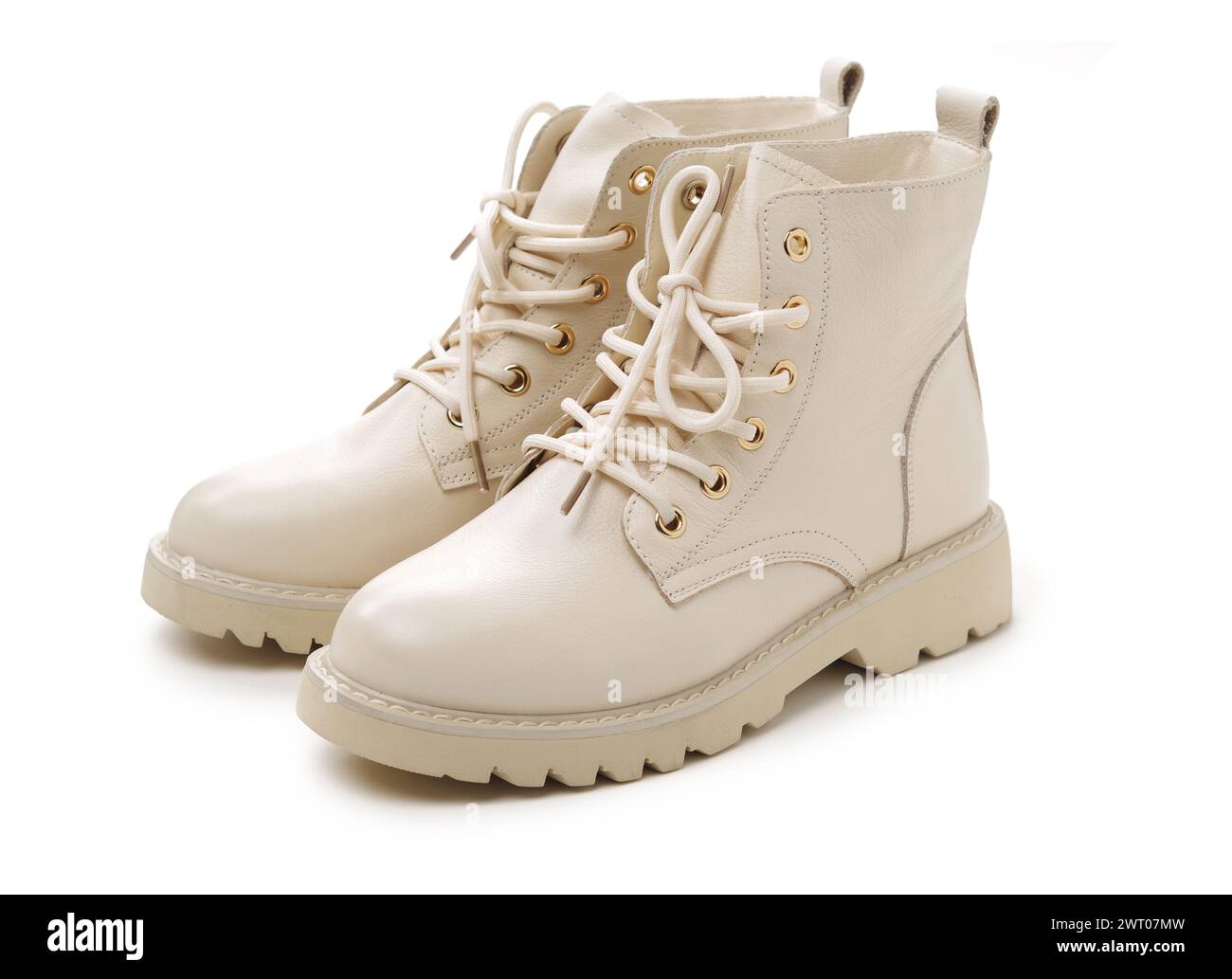 women's boots on white background Stock Photo - Alamy