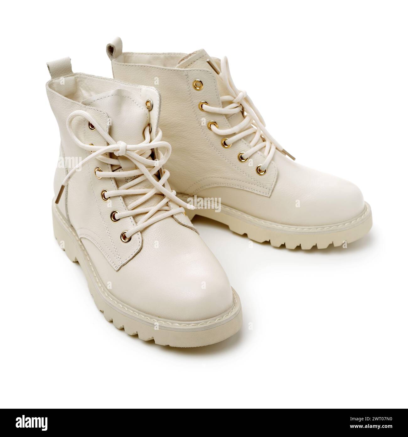 women's boots on white background Stock Photo - Alamy