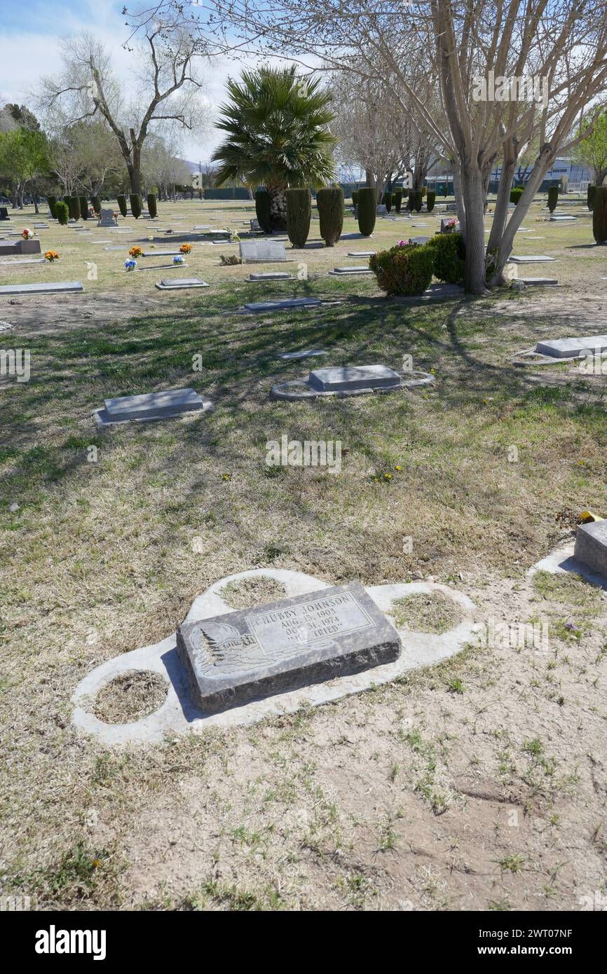 Las Vegas, Nevada, USA 7th March 2024 Actor Chubby Johnson Grave, aka ...