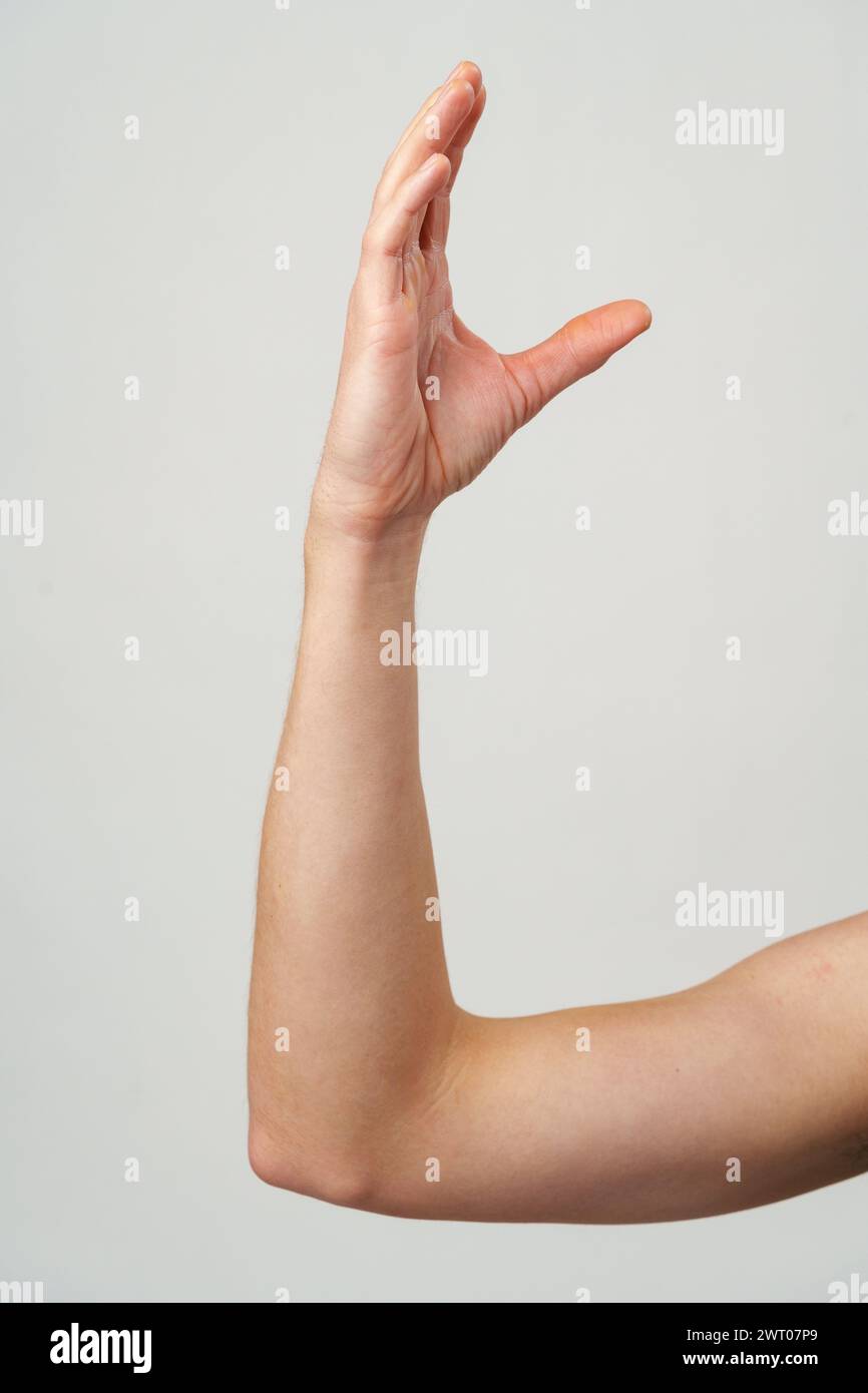 Male human hand gestures hi-res stock photography and images - Alamy