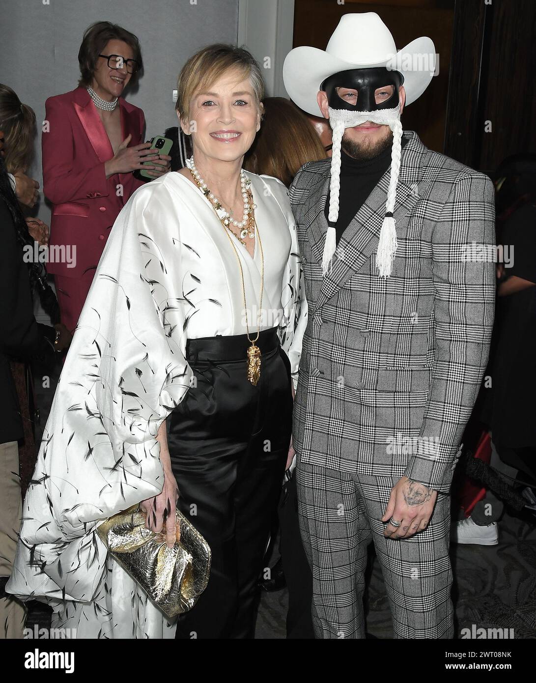 Los Angeles, USA. 14th Mar, 2024. (L-R) Sharon Stone and Orville Peck ...