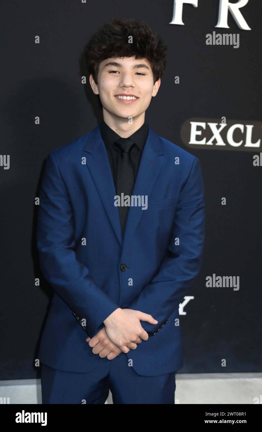 March 14, 2024, New York, New York, USA: Actor LOGAN KIM seen at the ...