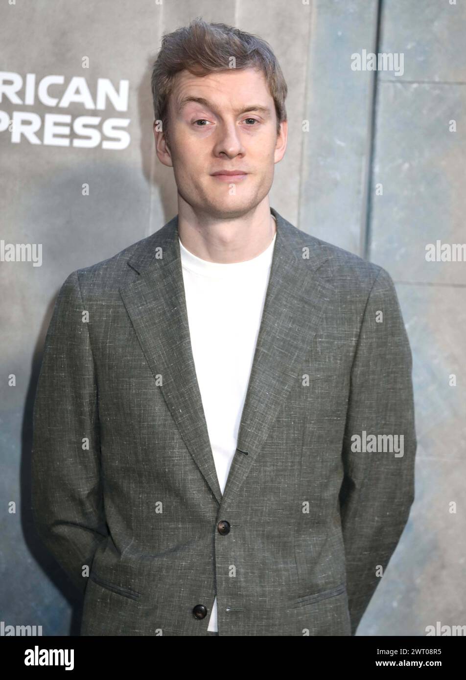 March 14, 2024, New York, New York, USA: Actor JAMES ACASTER seen at ...