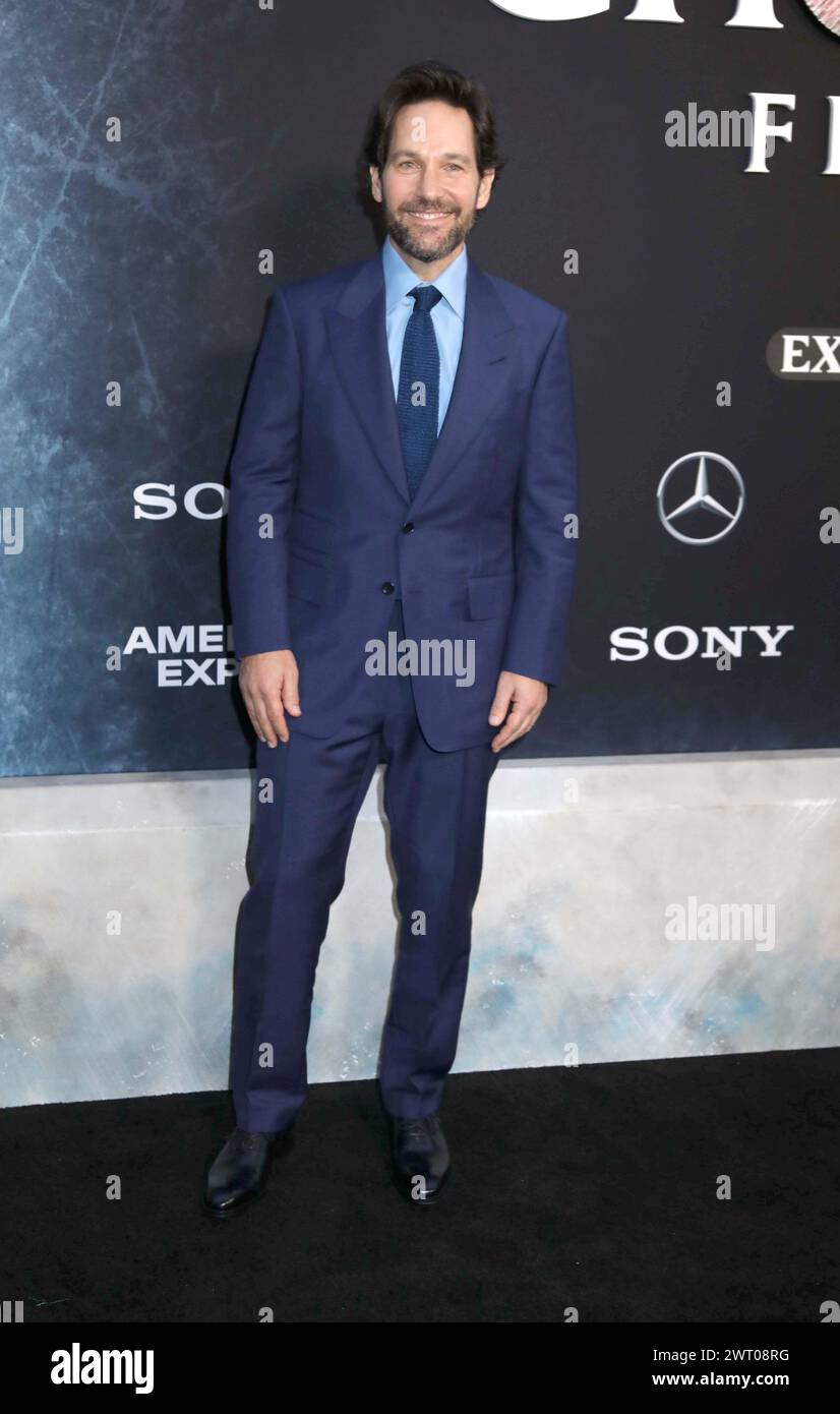 March 14, 2024, New York, New York, USA: Actor PAUL RUDD seen at the ...