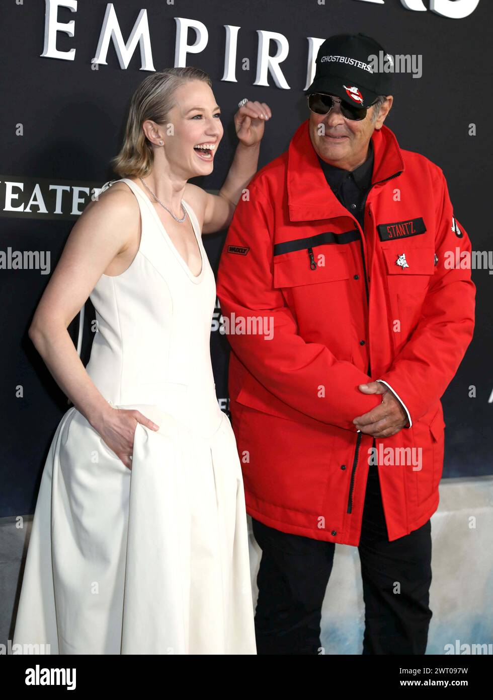 March 14, 2024, New York, New York, USA: Actors CARRIE COON and DAN ...