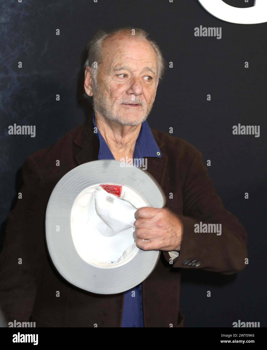 March 14, 2024, New York, New York, USA: Actor BILL MURRAY holds his ...