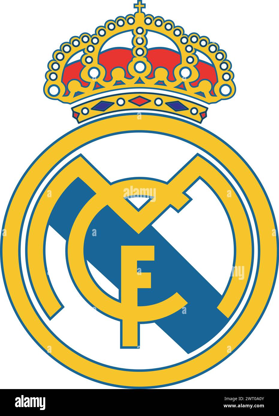 Flag real madrid Stock Vector Images - Alamy