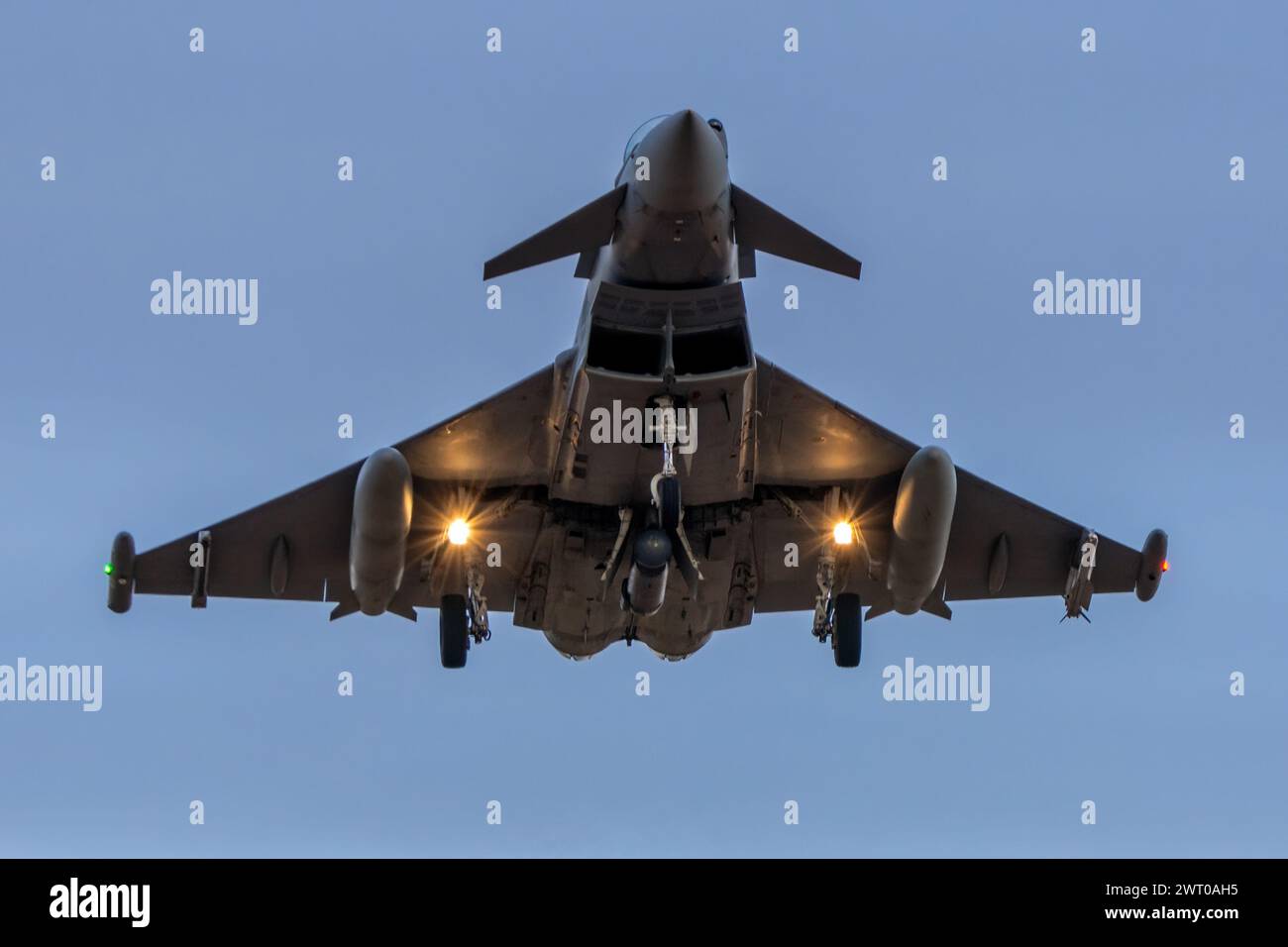Military aviation, Eurofighter Typhoon fighter plane Stock Photo - Alamy