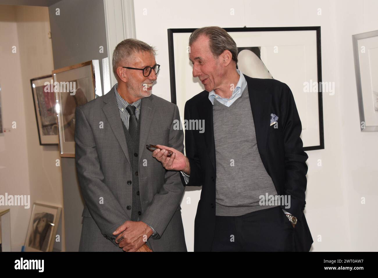 Dan Pyle-Zeichenkuenstler Andreas Baumgartl Galerist Muenchen 14.03.2023 Galerie Andreas ...