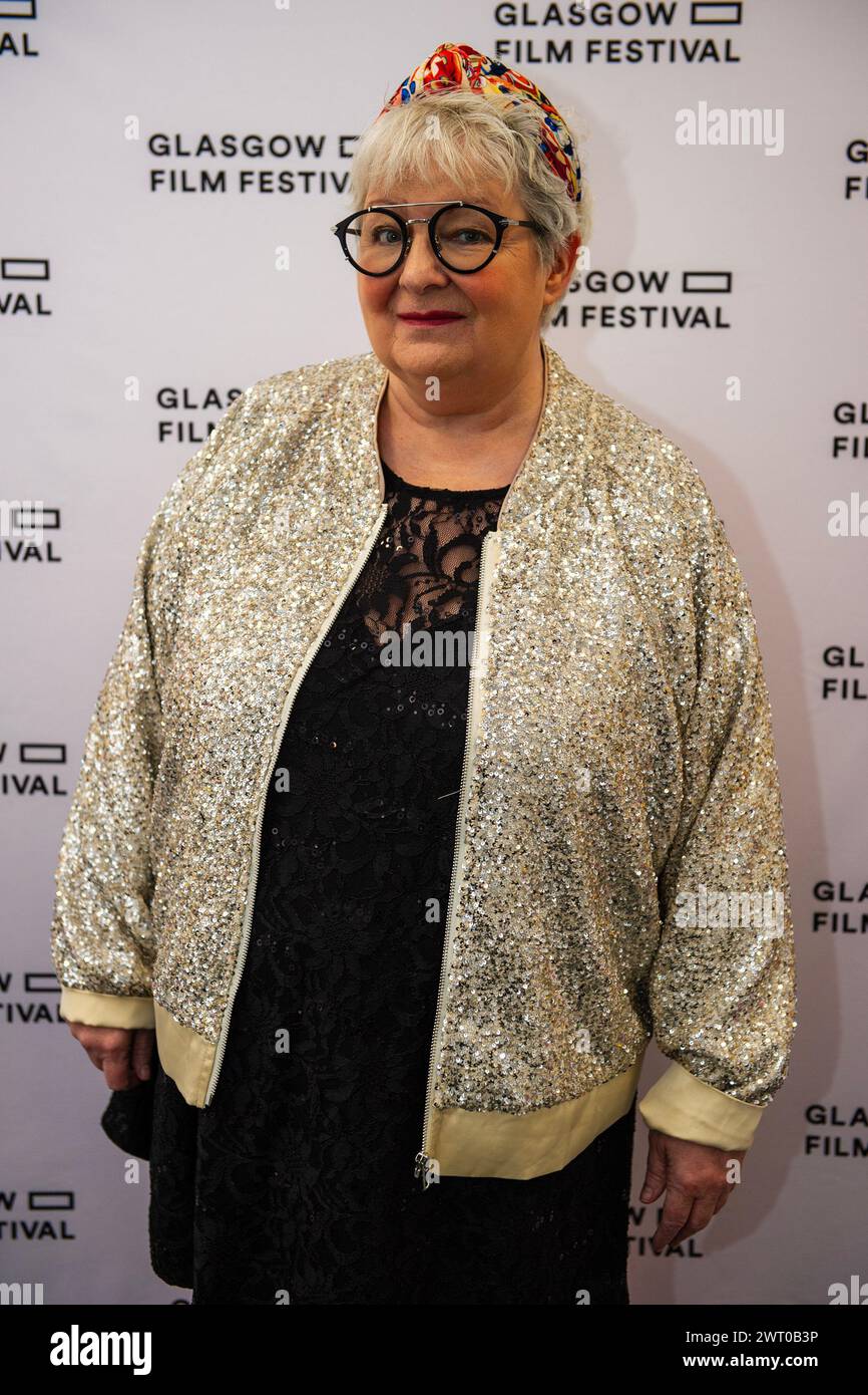 Glasgow, Scotland, UK. 10th March, 2024. Comedian, Janey Godley, on the ...
