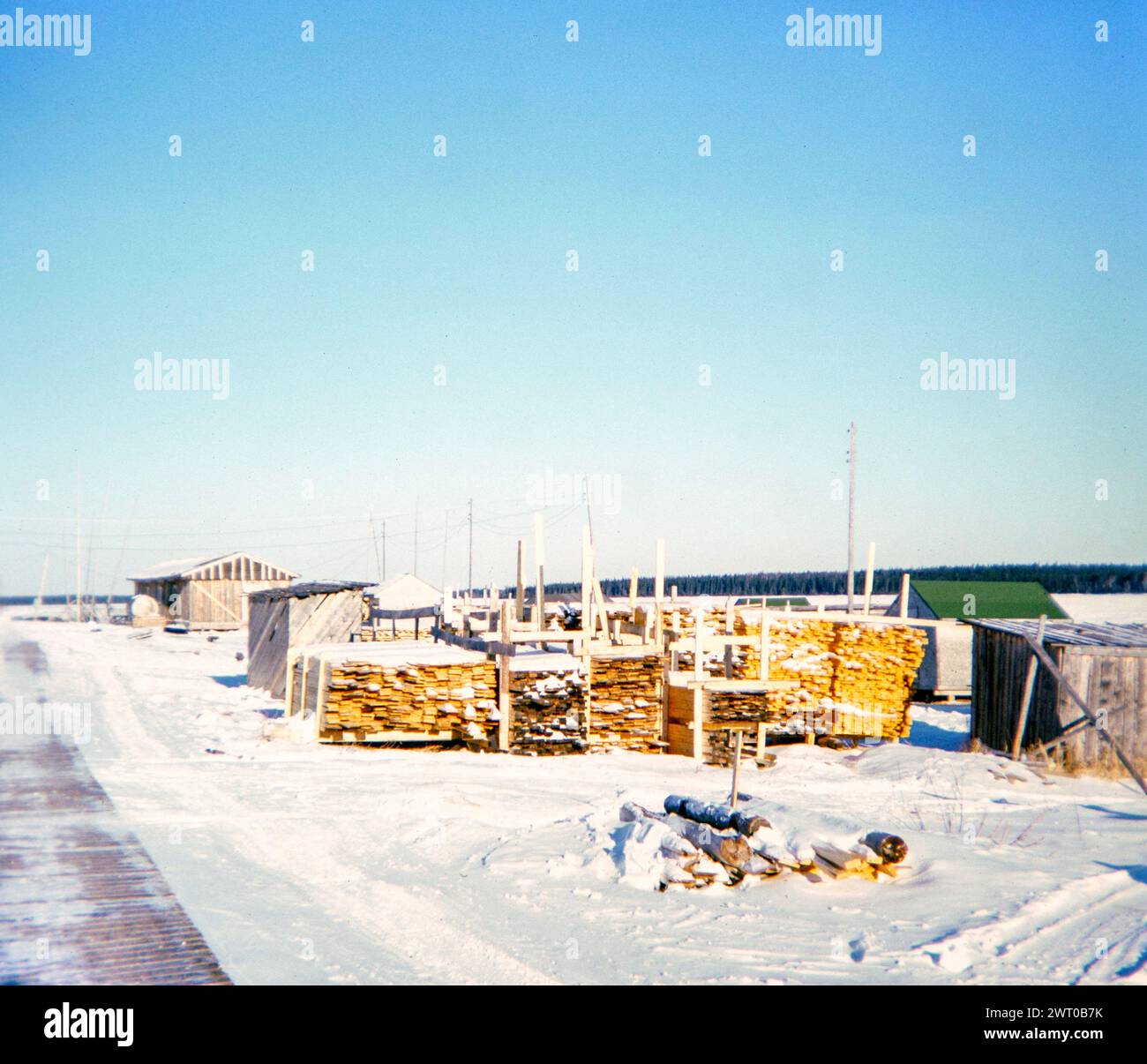 Webequie First Nation Ojibway community, Eastwood Island, northern ...