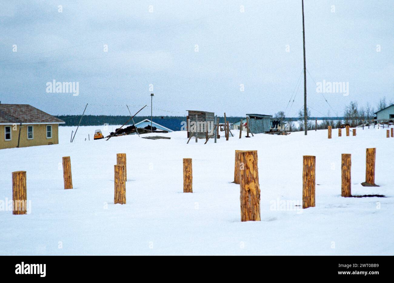 Webequie First Nation Ojibway community, Eastwood Island, northern ...