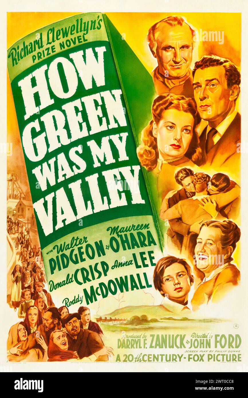 "Style A" Vintage movie poster for the 1941 film How Green Was My ...