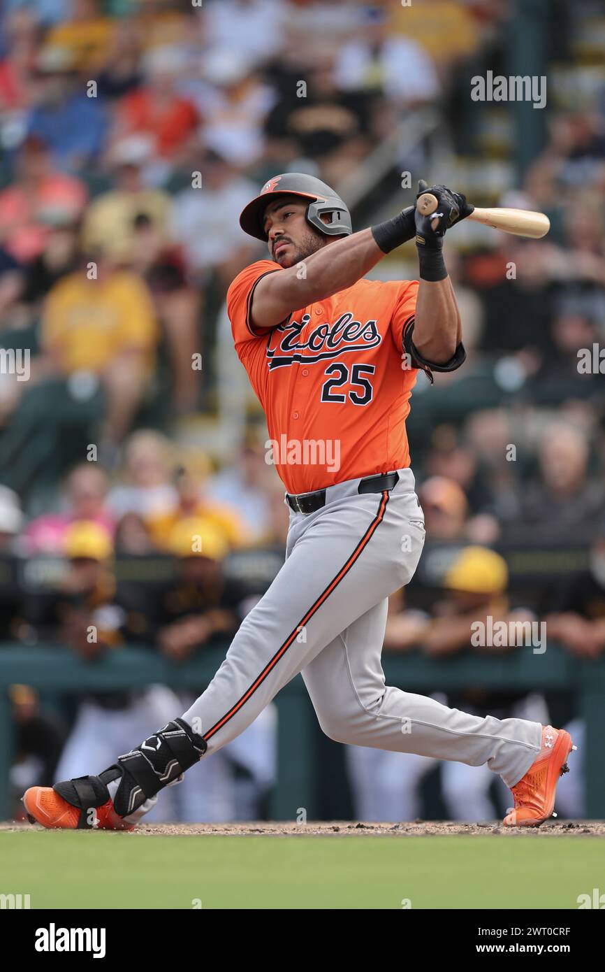 Bradenton, FL: Baltimore Orioles right fielder Anthony Santander (25 ...