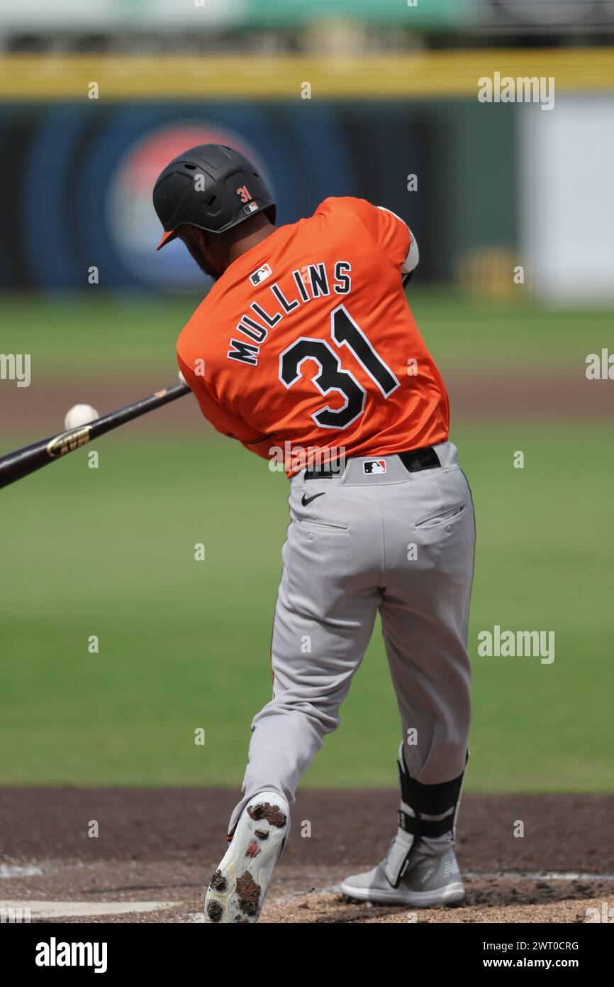 Bradenton, FL: Baltimore Orioles center fielder Cedric Mullins (31 ...