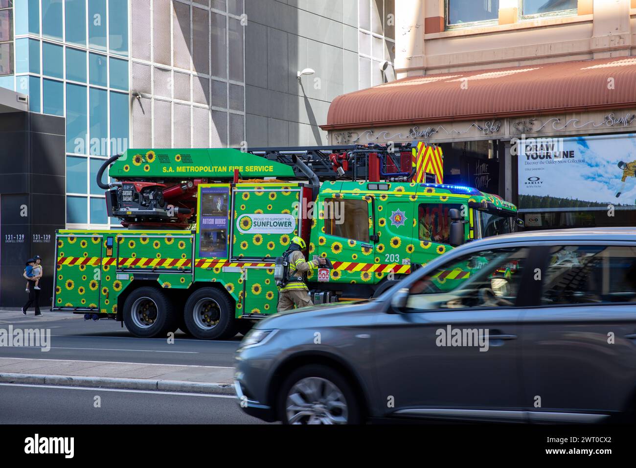 Wrapped fire truck hi-res stock photography and images - Alamy