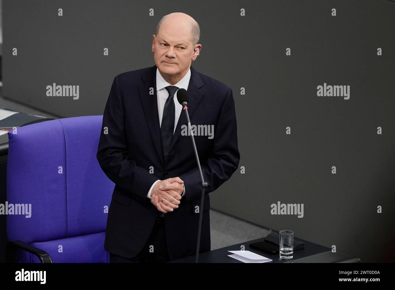 FILE - German Chancellor Olaf Scholz answers questions from lawmakers ...