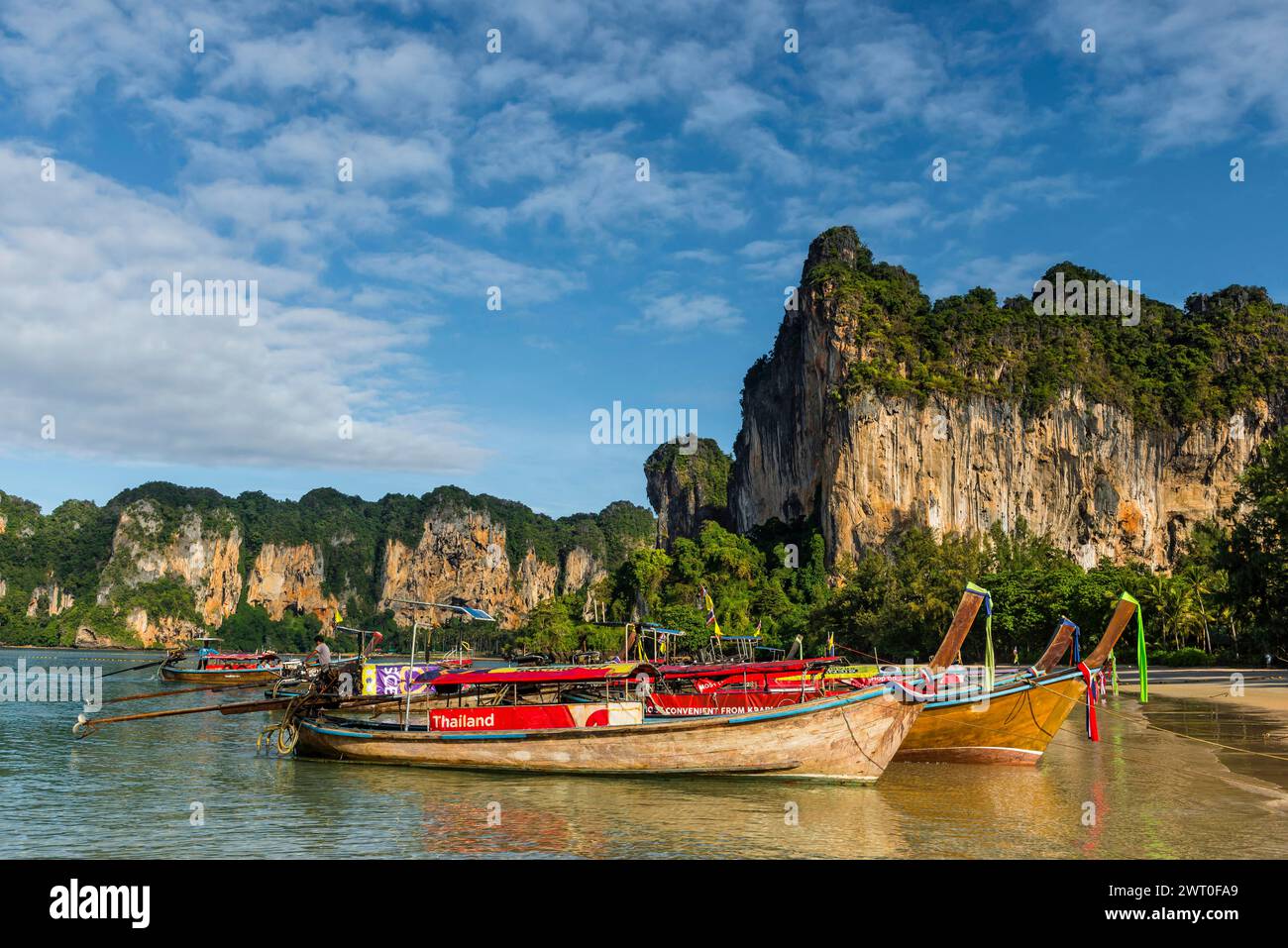 Island landscape near Krabi, weather, sky, nature, beach, beach holiday ...