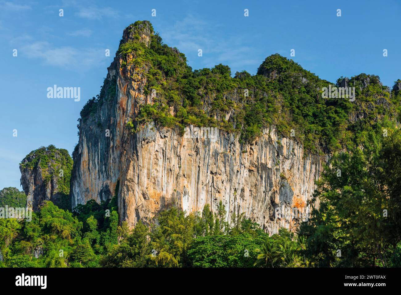 Chalk cliffs near Krabi, weather, sky, climbing rocks, climbing ...