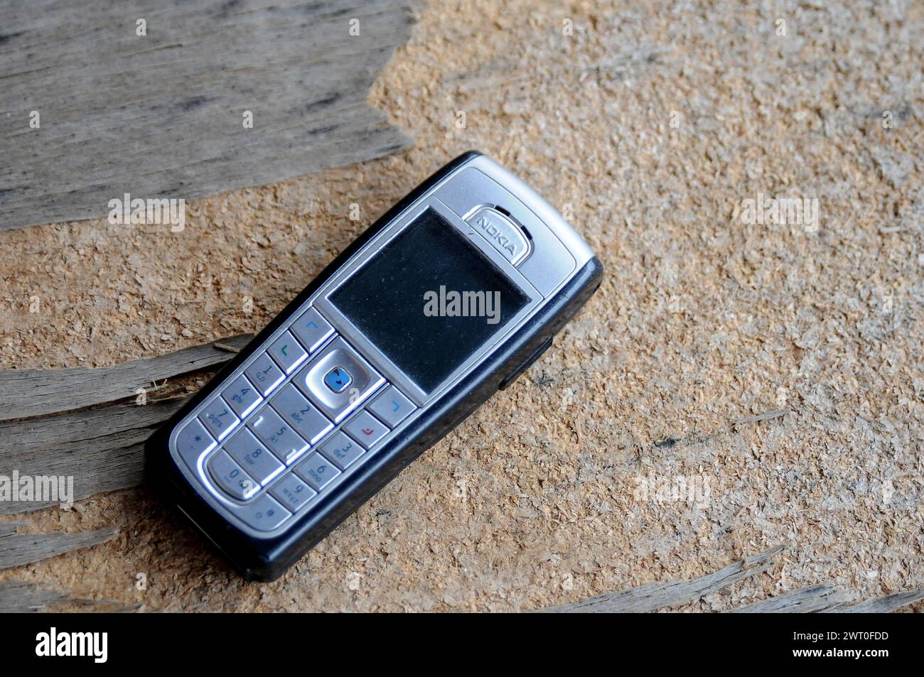 Copenhagen, Denmark /15 March 2024/Old callsic various brand cellphone ...