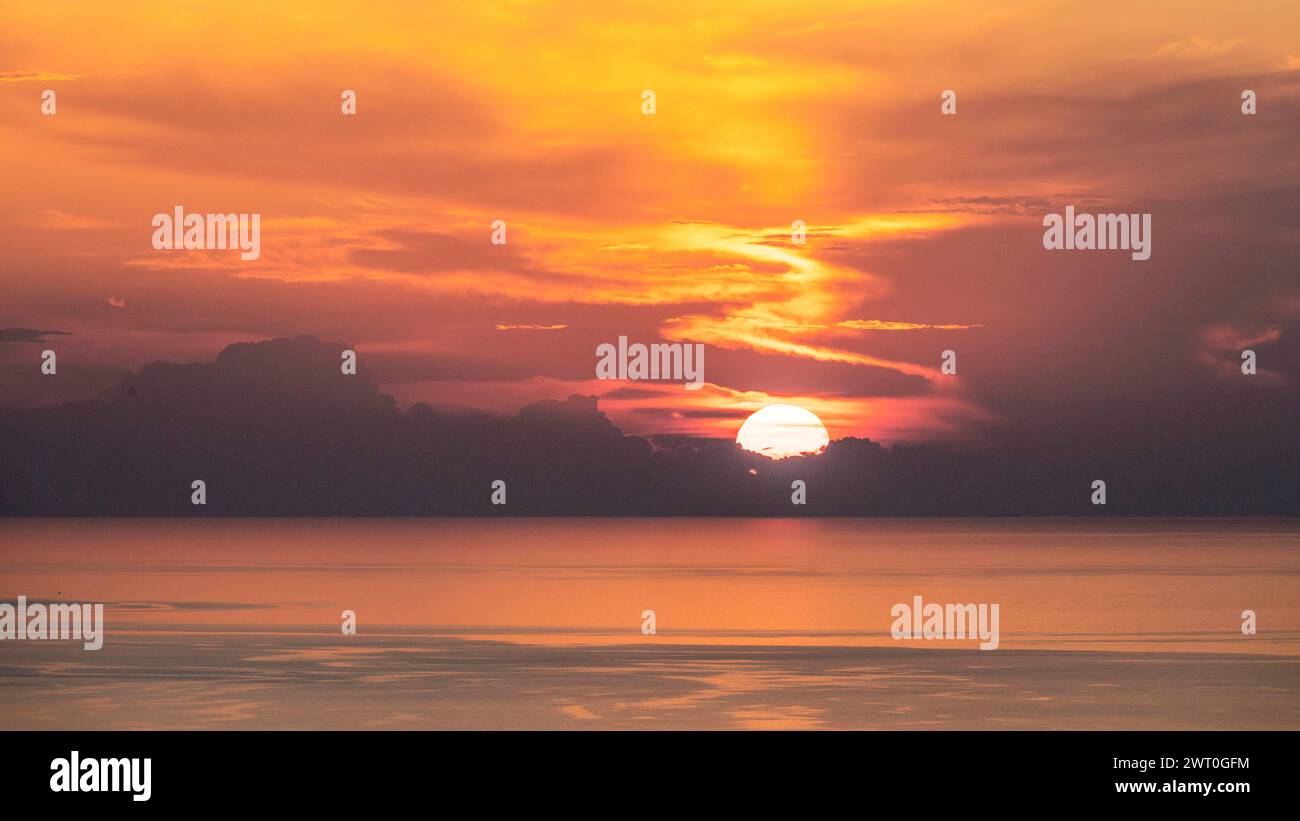 Venetian castle milos sunset hi-res stock photography and images - Alamy