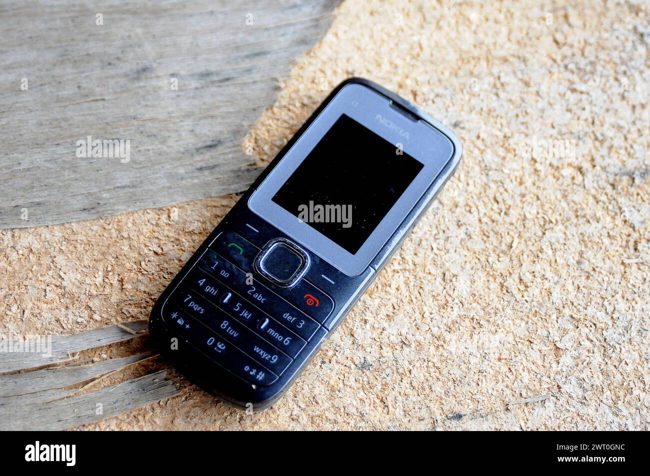 Copenhagen, Denmark /15 March 2024/Old callsic various brand cellphone ...