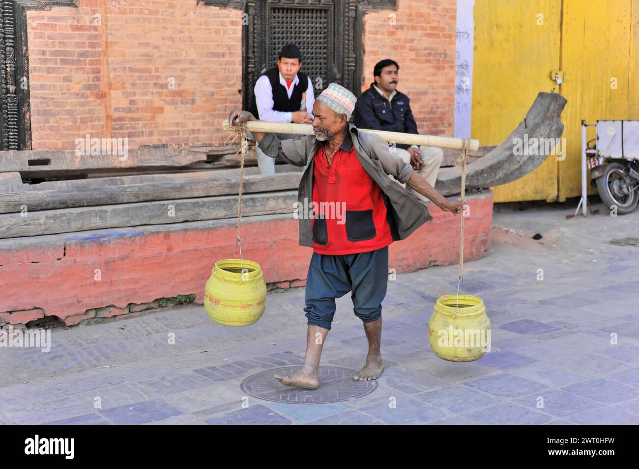 Man with yoke hi-res stock photography and images - Alamy