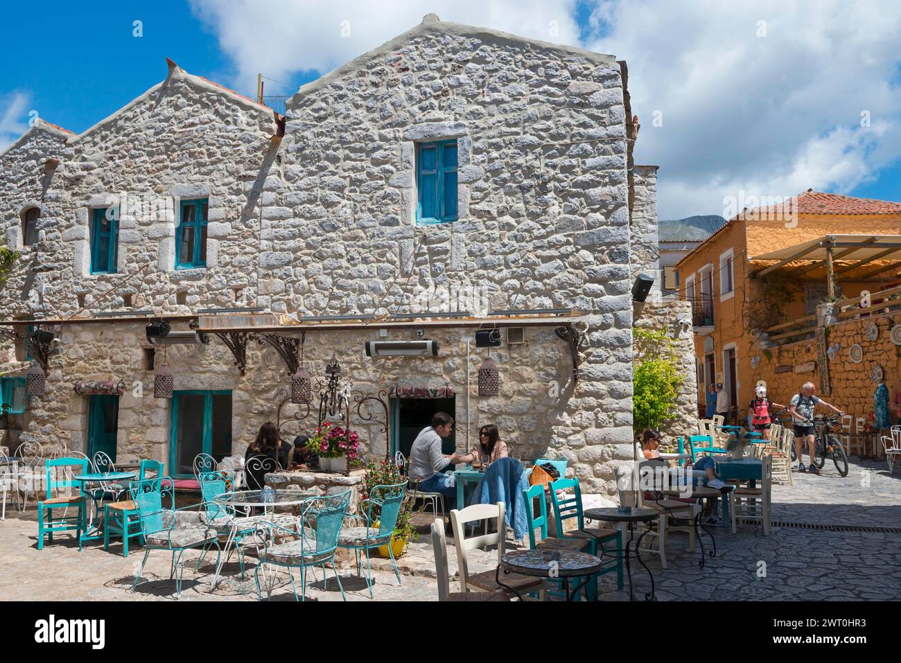 Old traditional terrace stone hi-res stock photography and images - Alamy