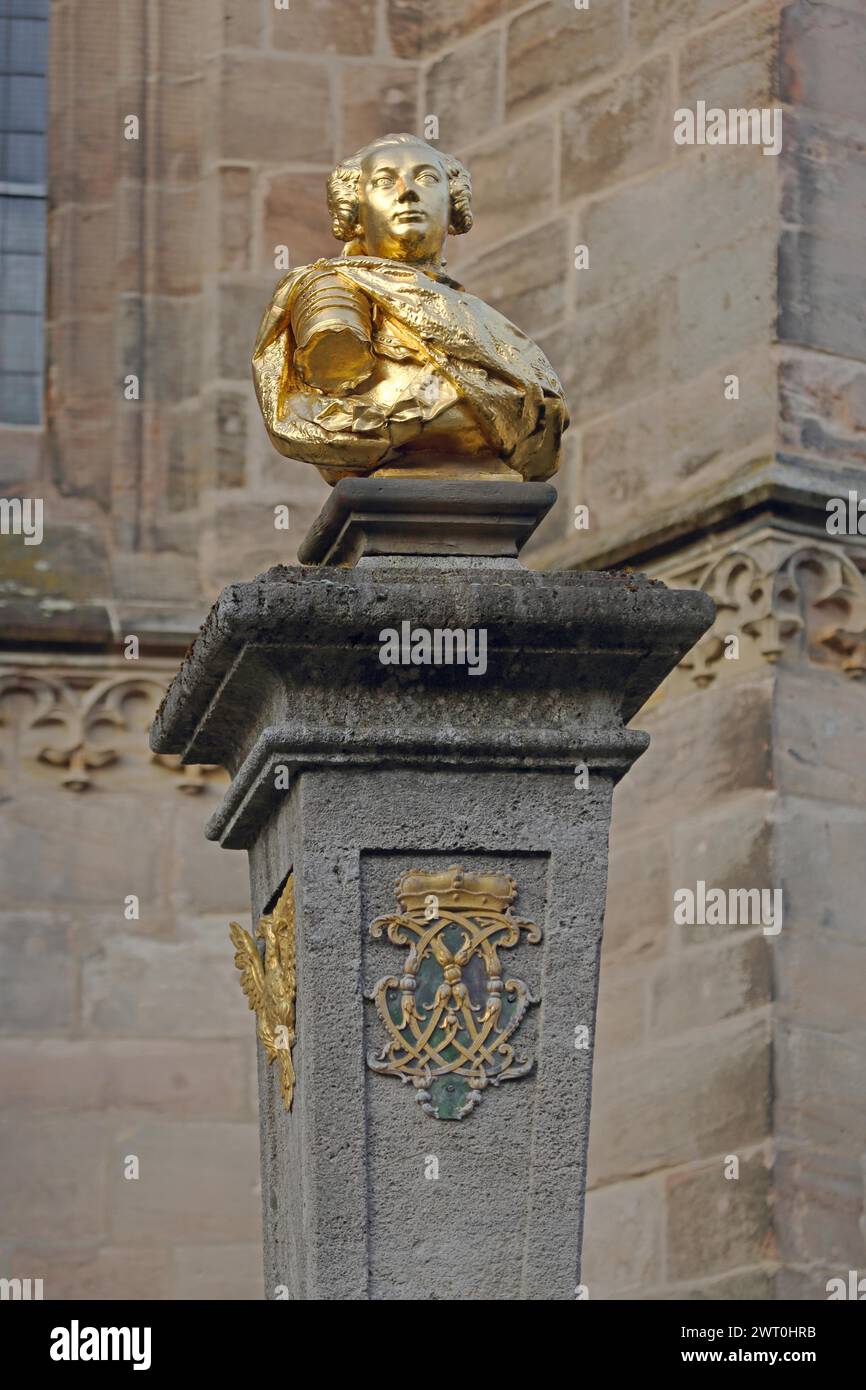 Monument to Johann Sebastian Bach at the Karl-Wilhelm-Friedrich ...