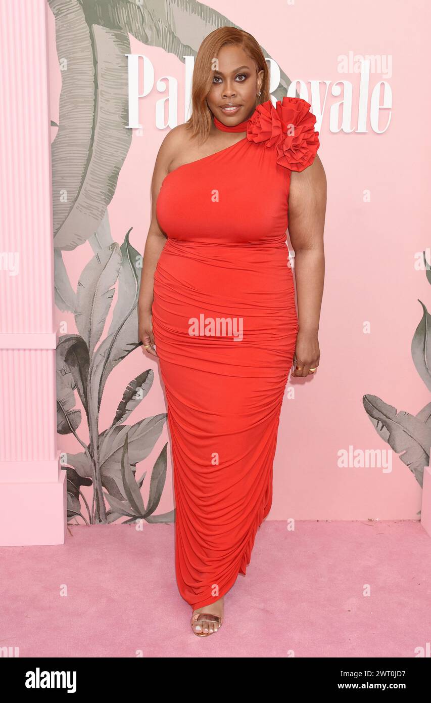 Beverly Hills, USA. 14th Mar, 2024. Amber Chardae Robinson arriving at ...