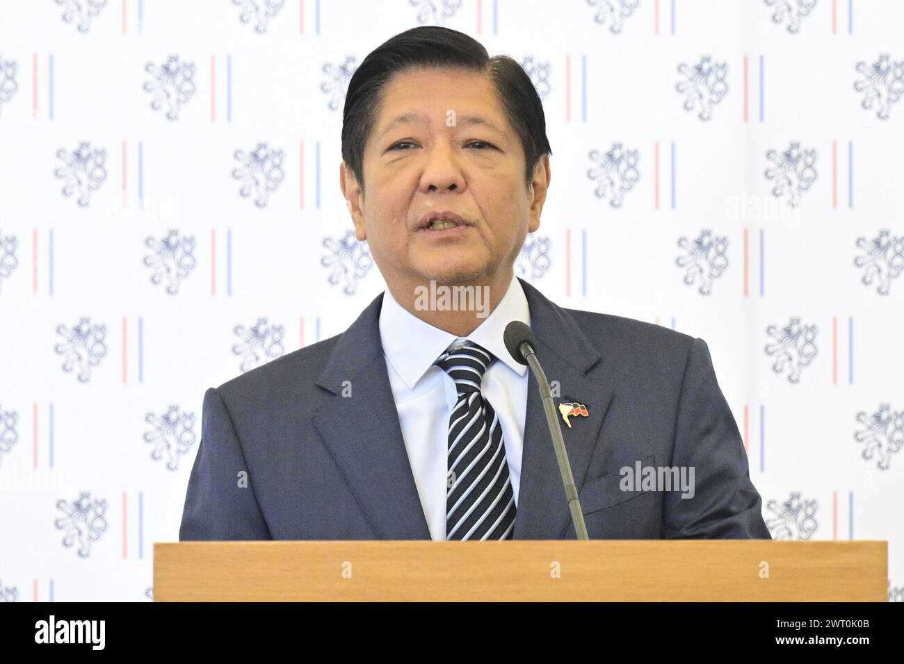 Prague, Czech Republic. 15th Mar, 2024. Philippine President Ferdinand ...