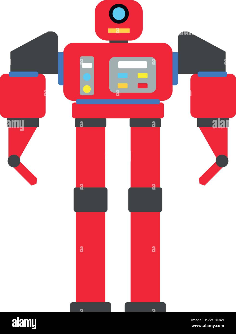 Humanoid robot cyborg in Stock Vector Images - Alamy