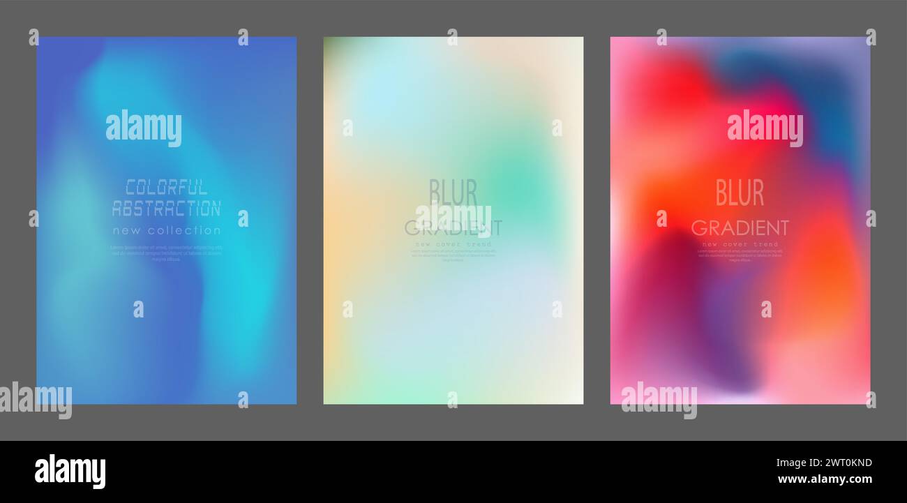 Colorful blurred background. The color gradient of the cover, book ...